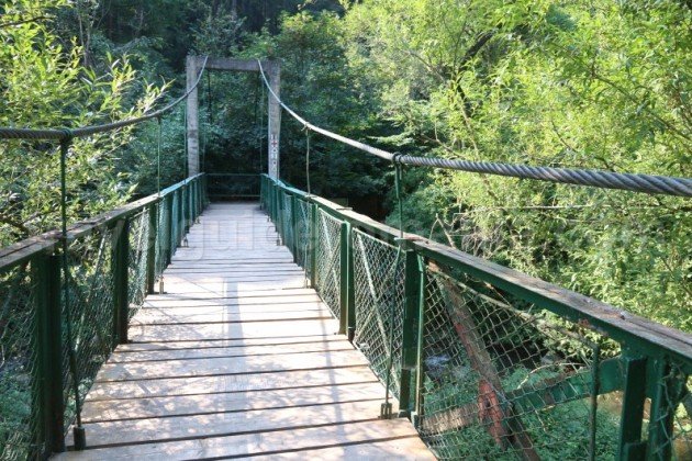 Via Ferrata route in Turda Gorge
